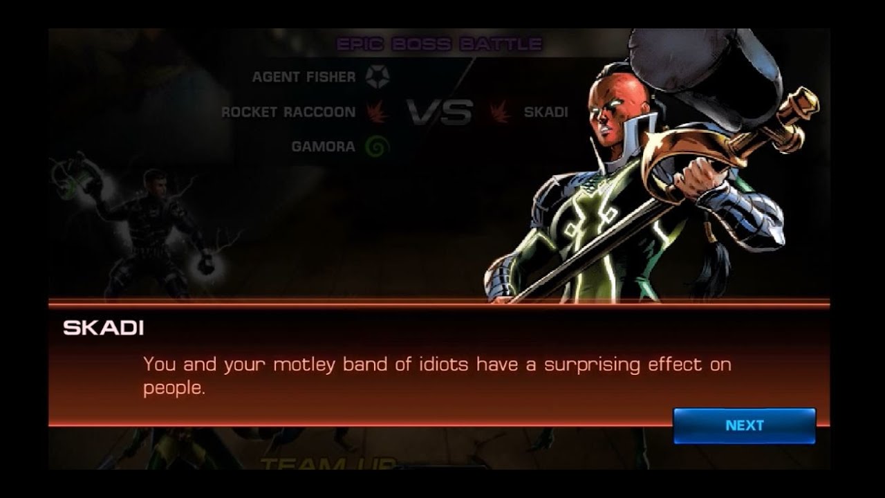 Marvel Avengers Alliance Spec Ops 20: Mission 3 - Epic Boss Skadi - YouTube