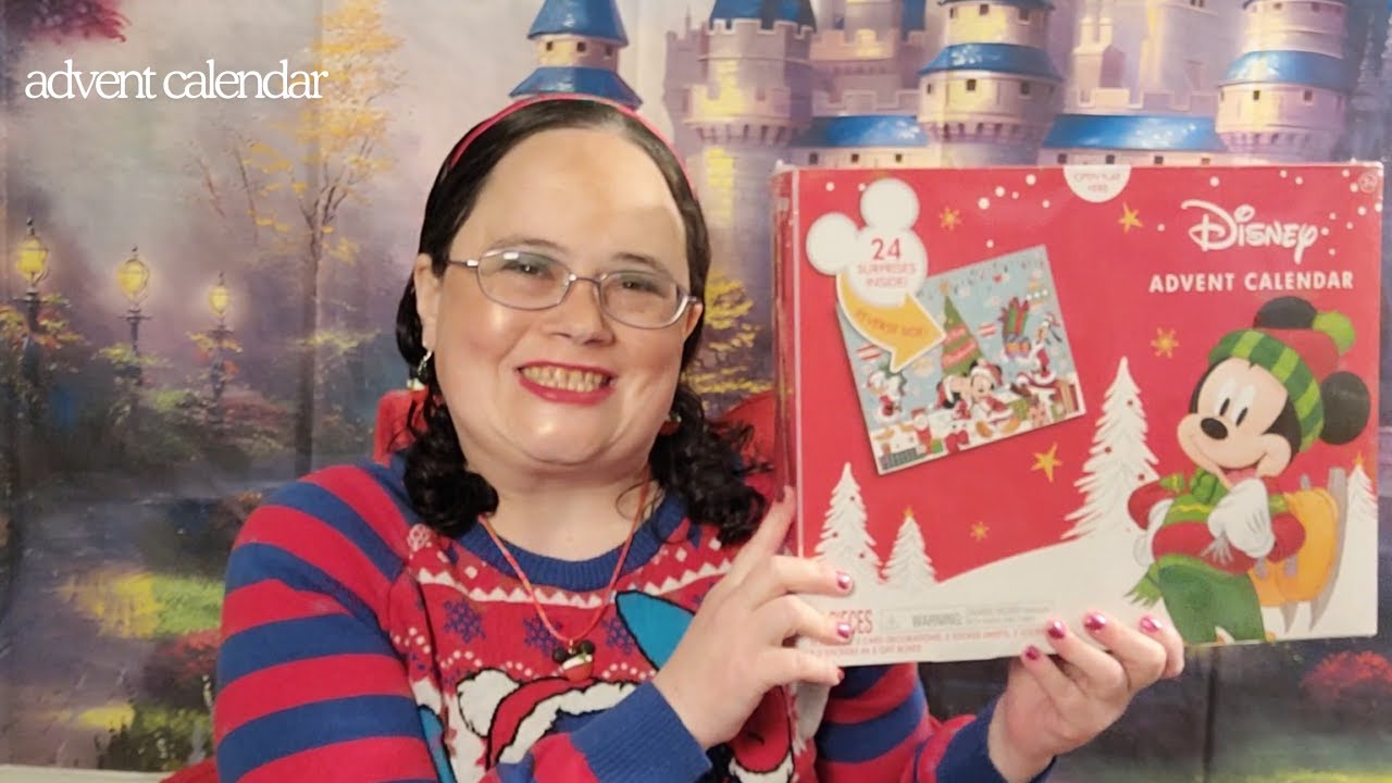 Disney advent calendar opening - YouTube