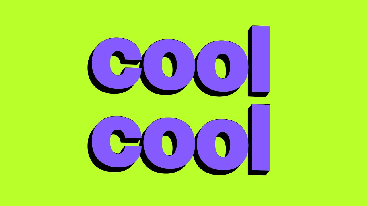 Creating a Looping 3D Text animation in Spline - WDS 9 - YouTube