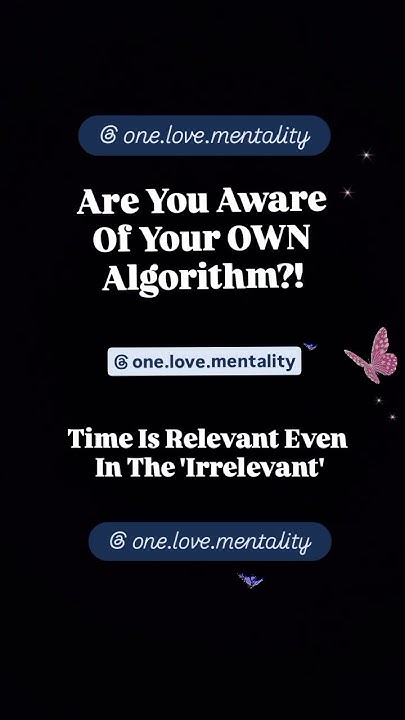 Do You KNOW Your Own Algorithm?! #1🫶Mentality🧿 - YouTube