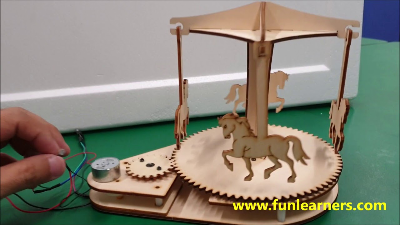 DIY carousel - YouTube