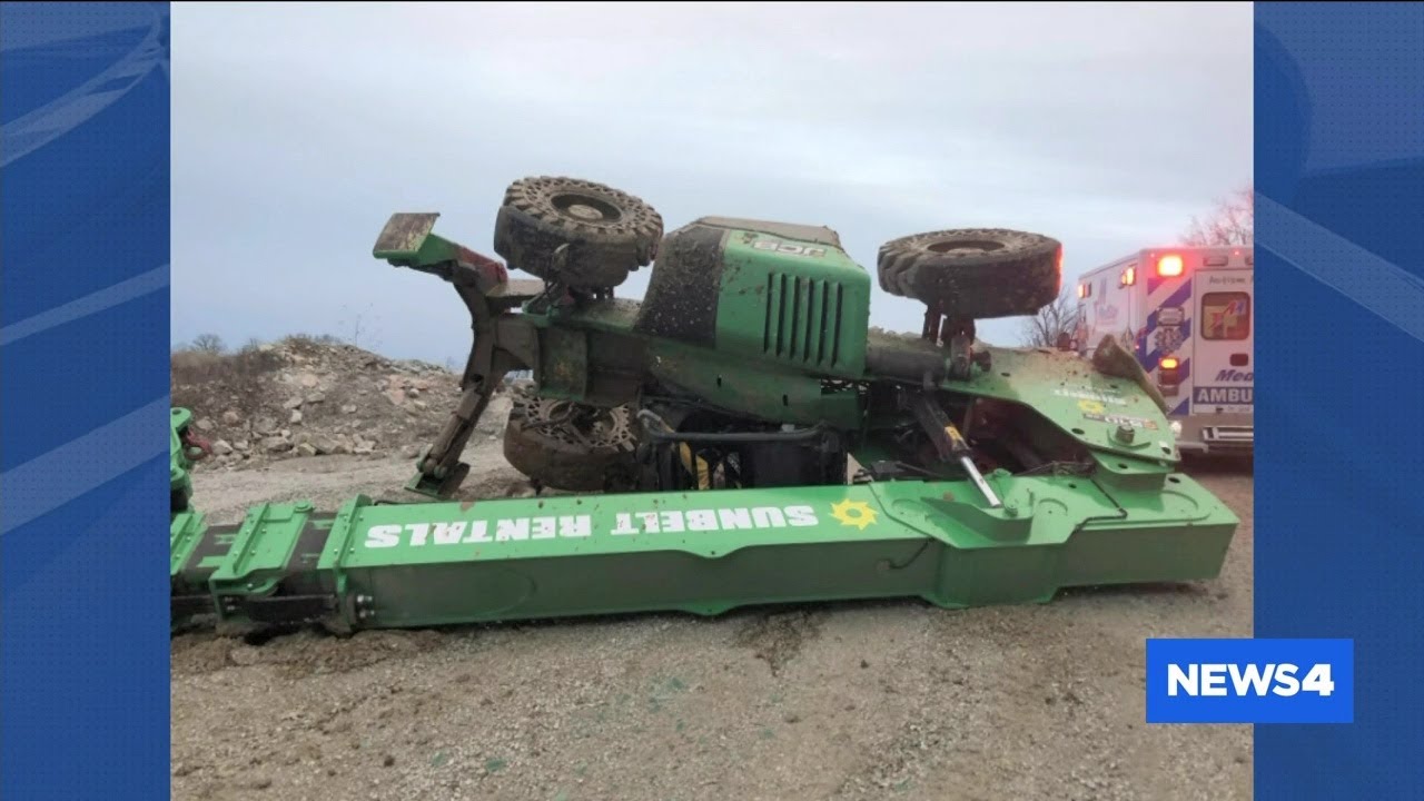 Teen's hand reattached after forklift accident on quarry property - YouTube