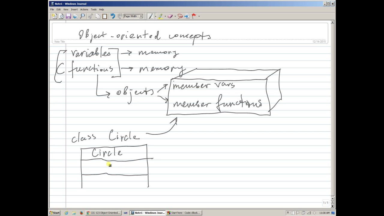 Week 15 C Classes And Object Oriented Concepts Youtube 0167