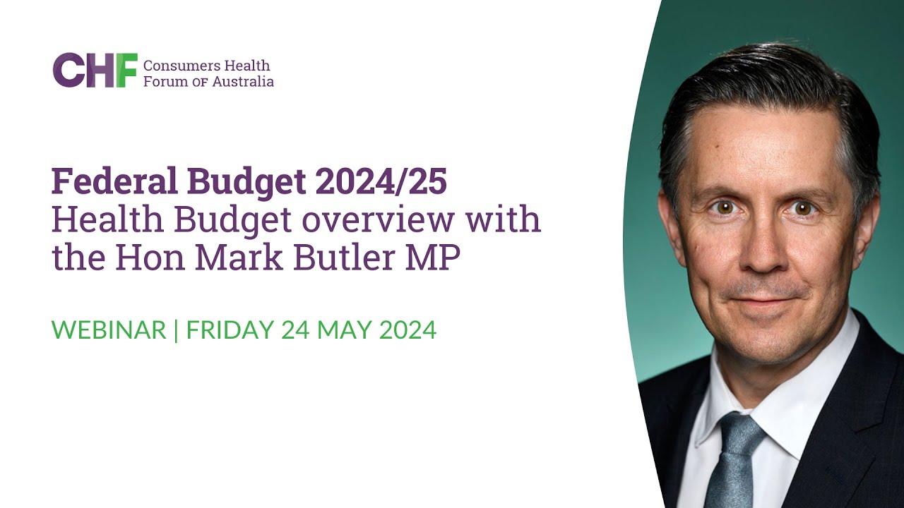 Federal Budget 2024/25 overview with the Hon Mark Butler | May 2024 ...