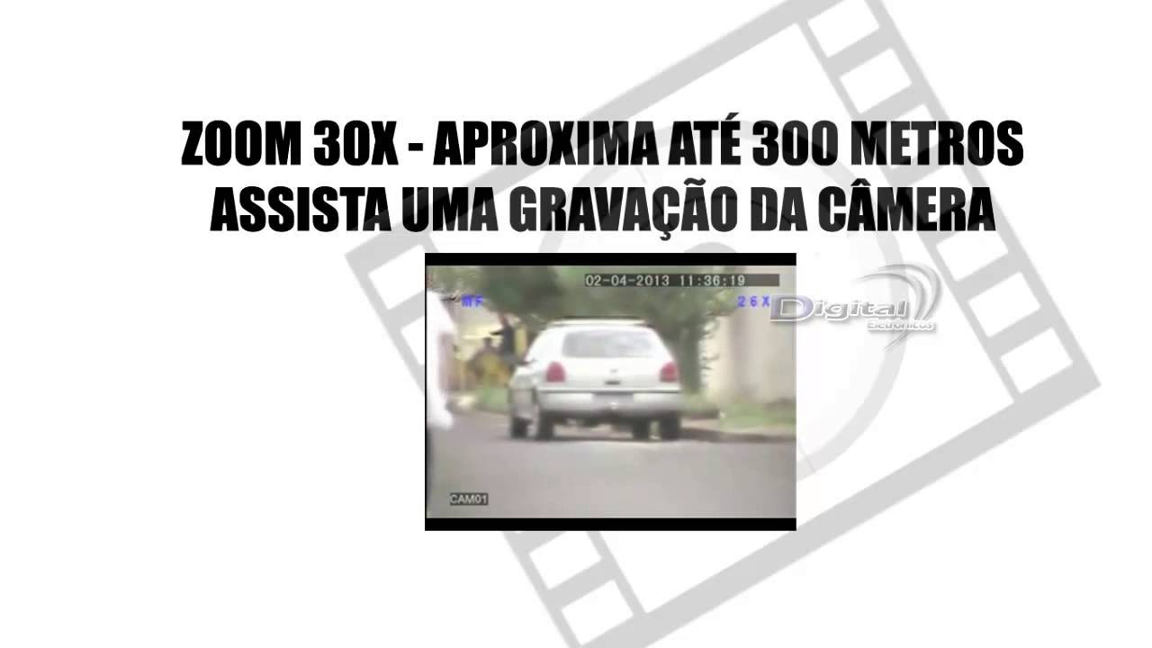 CÂMERA PROFISSIONAL DSP 30X DE ZOOM - 600 LINHAS - FOCO AUTOMÁTICO ...