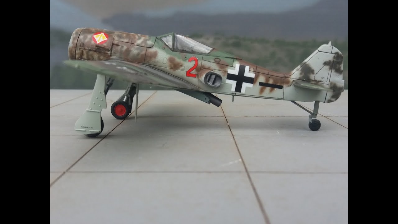 Academy 1/72 Focke-Wulf Fw 190 A-8 "Luft '46/What If" - YouTube