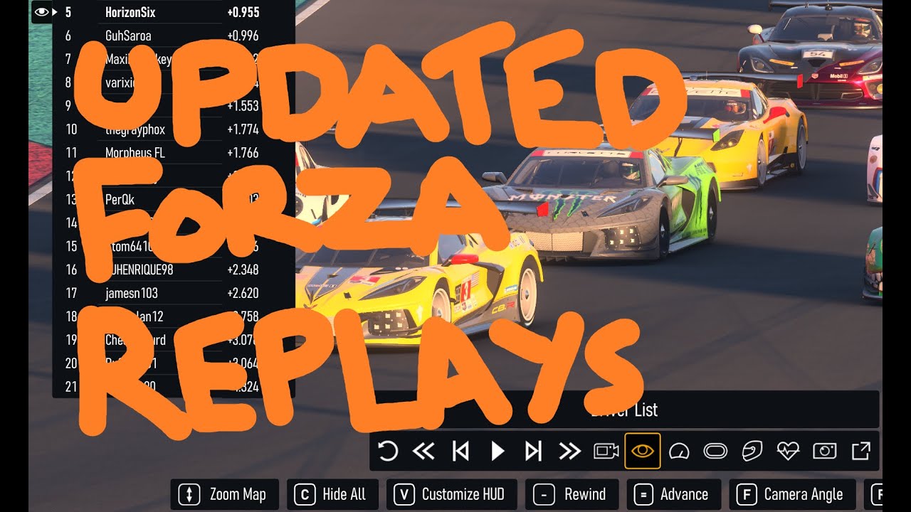 Forza Motorsport Replays Not Working