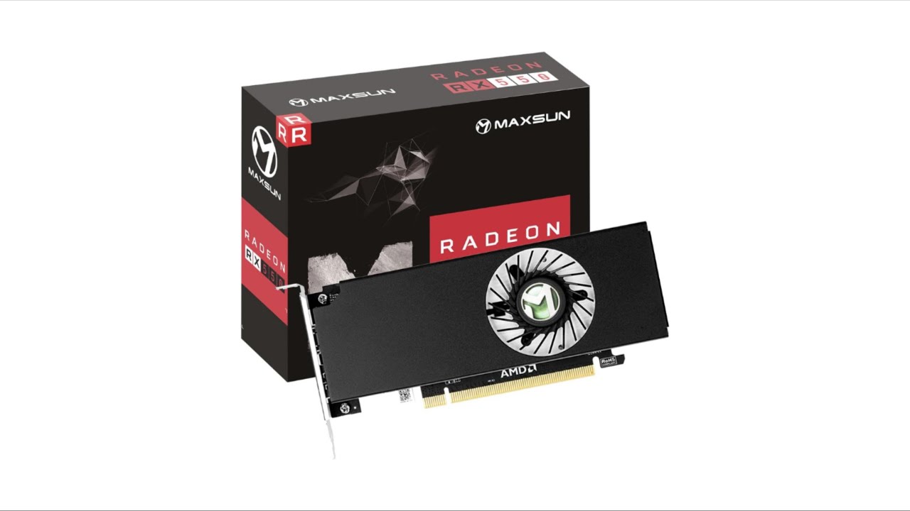 Review: maxsun RX 550 4GB Low Profile GPU – Best Budget SFF Card for ...