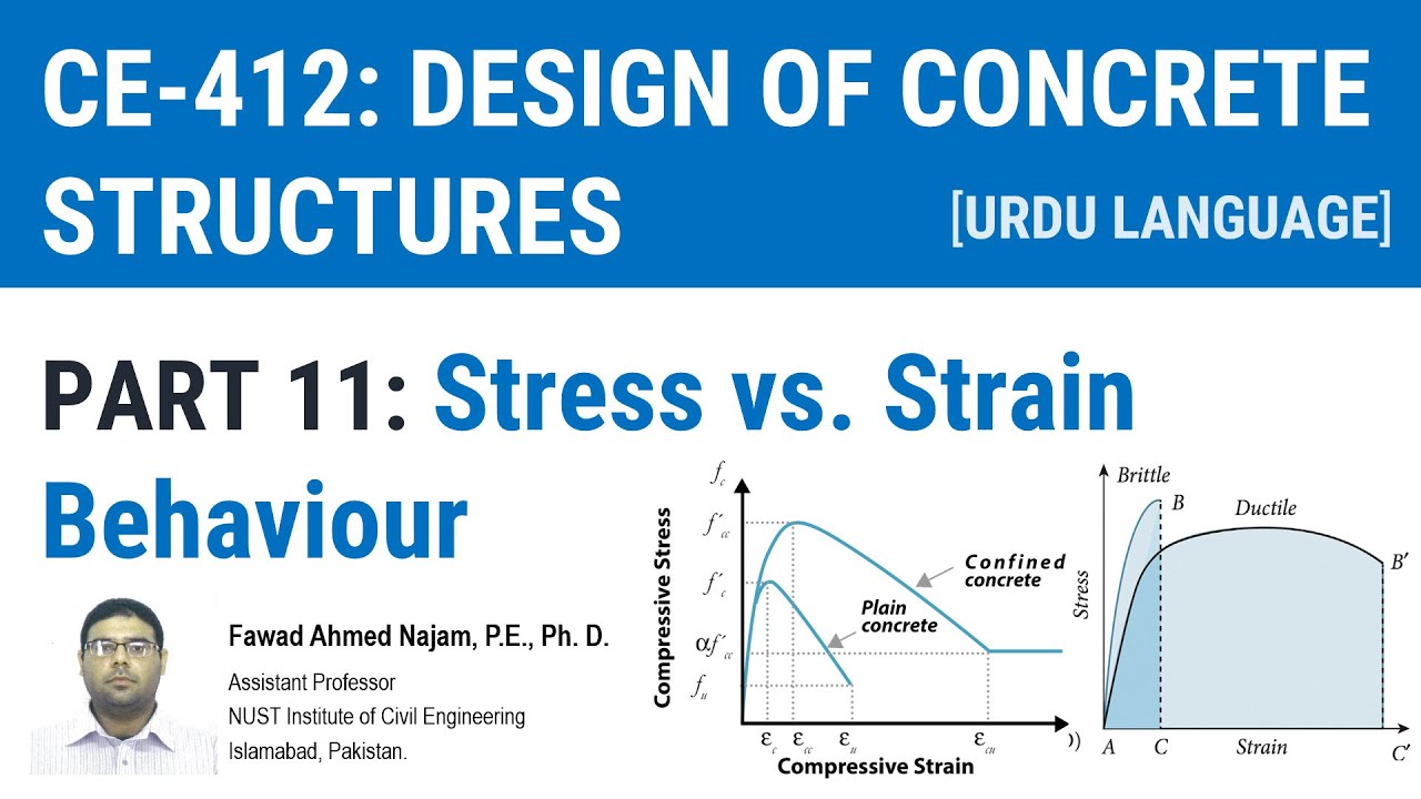 11 - Stress-strain Behavior and Models of Concrete and Steel - Concept ...