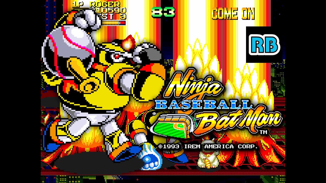 1993 [60fps] Ninja Baseball Bat Man (US) Roger Hardest Nomiss ALL - YouTube