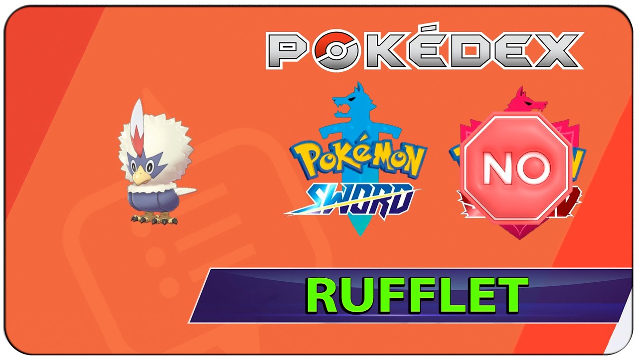 How to Catch Rufflet - 281 #Pokemon Sword & Shield - Galar Pokedex ...