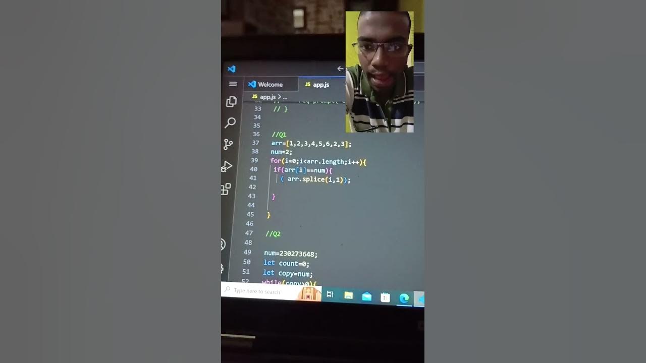 Web Development Challenge Day 39: Solved questions based on JavaScript ...