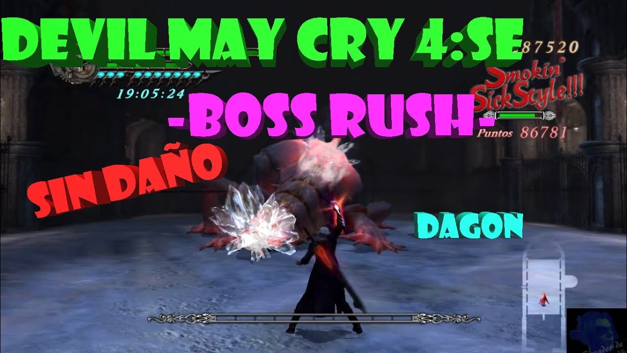 Devil May Cry 4 Boss Rush Nero. VS Dagon. Sin Daño. Palacio Sangriento ...
