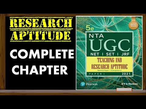 UNIT 2 - RESEARCH APTITUDE (COMPLETE CHAPTER) | KVS Madaan Book Summary ...