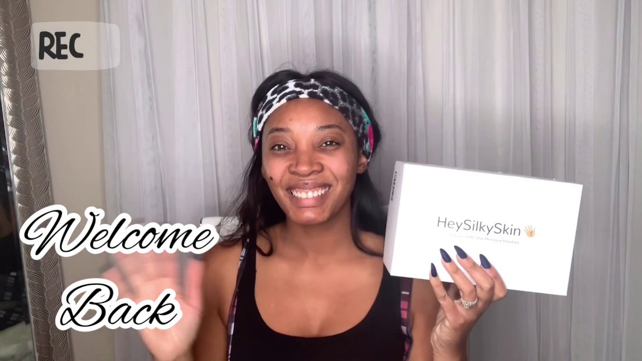 Watch me laser my face! Hey Silky Skin Review (Week 2) - YouTube