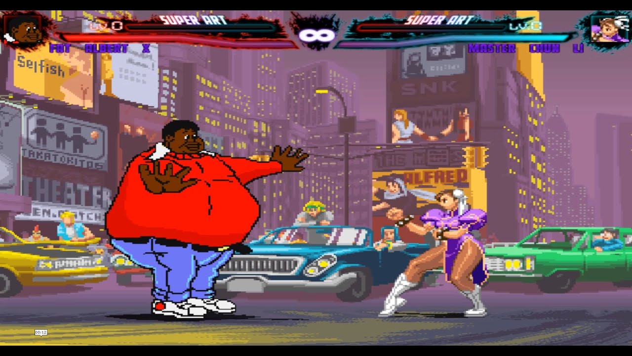 Fat Albert X vs Master Chun Li [MUGEN LEGACY] - YouTube