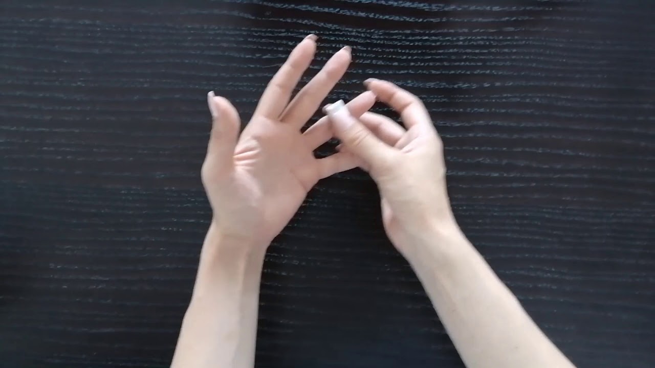 slide ring along the finger - YouTube