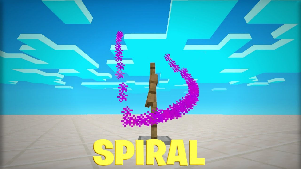 Como usar o comando particle e cria circulos de particulas no Minecraft PE - YouTube