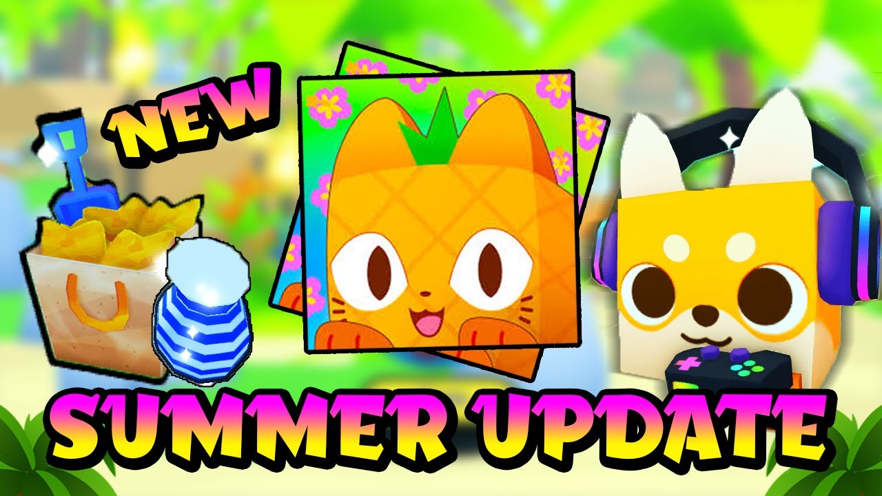 SUMMER UPDATE IS OUT! NEW WORLD/EGGS/HUGES AND MORE! In Pet Simulator ...
