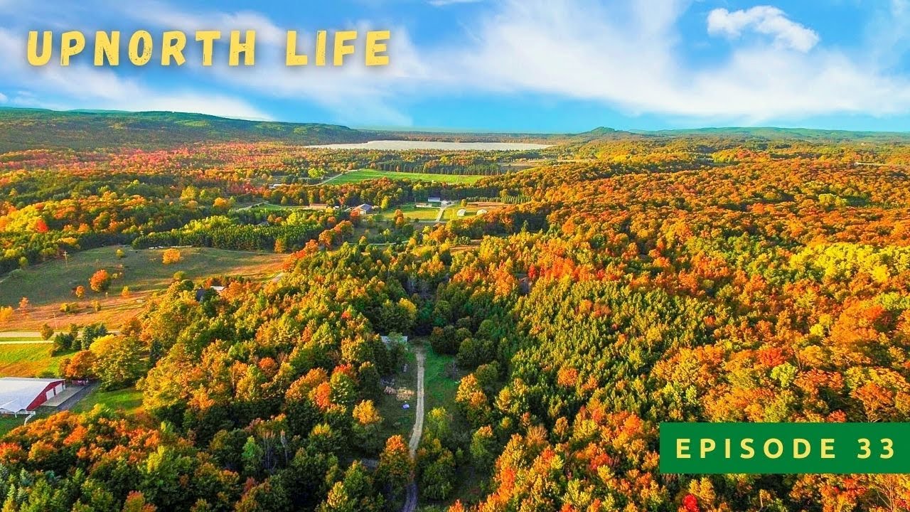 UpNorth Fall Color Tour - View From Above - Northern Michigan - YouTube