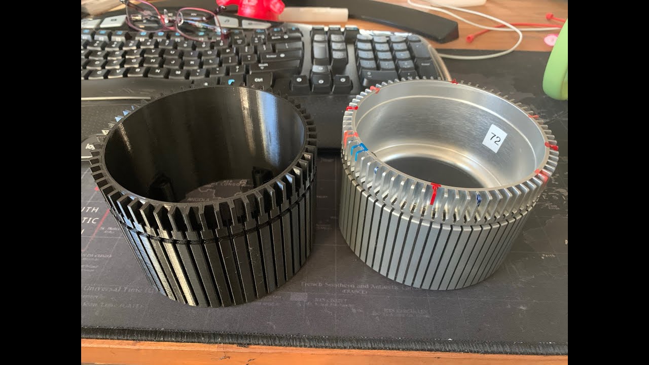 Testing 3D Print 56 Slot CSM Cylinder - YouTube