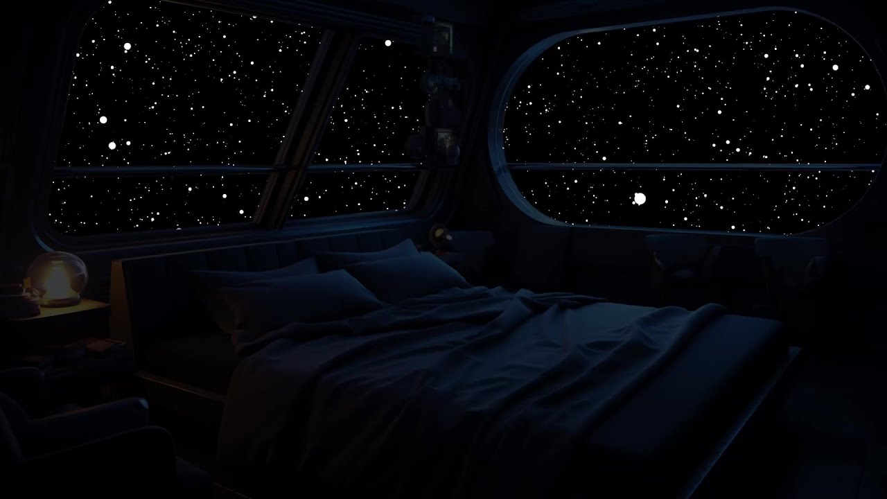 Experience Deep Sleep with Cockpit Spaceship Ambience Space White Noise and ASMR for Restful ...