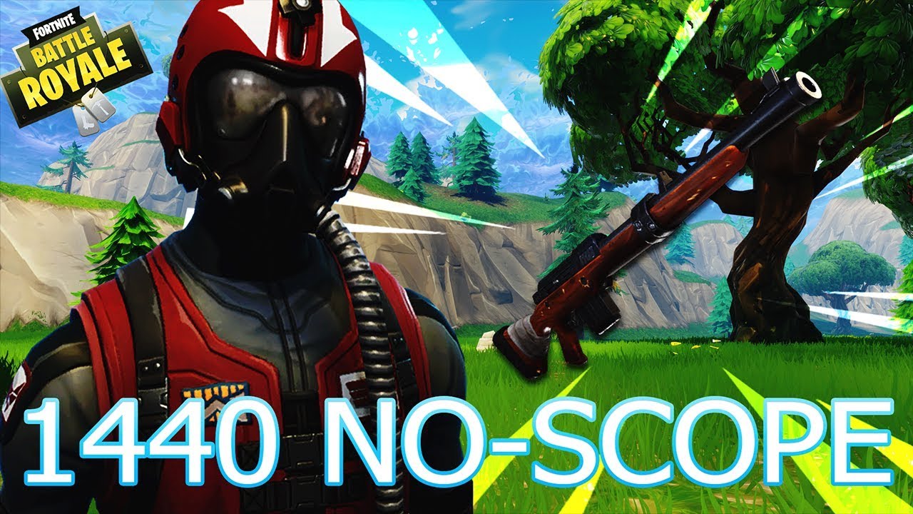 1440 NO-SCOPE TRICKSHOT AVEC LA CARABINE (Fortnite: Battle Royale ...