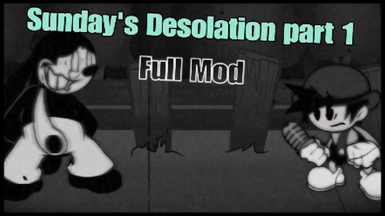 Friday Night Funkin' Sunday's Desolation - Full Mod (Animations) - YouTube