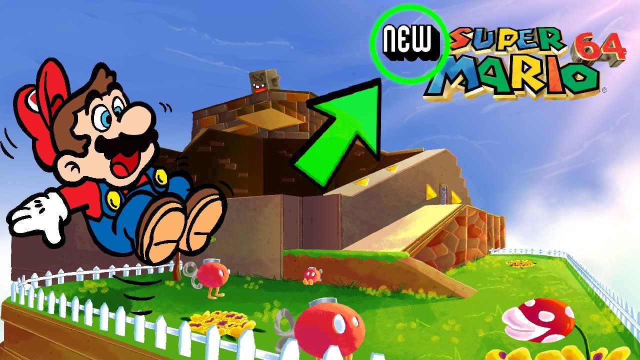 Mario Builder 64 – New Whomp's Fortress! 🏰 - YouTube