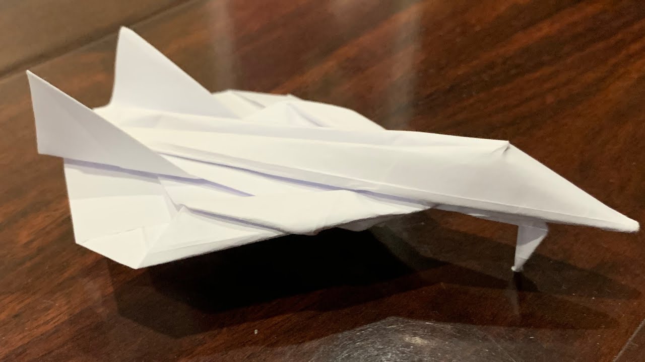 Origami jet (Raven) by Jayson Merrill - YouTube
