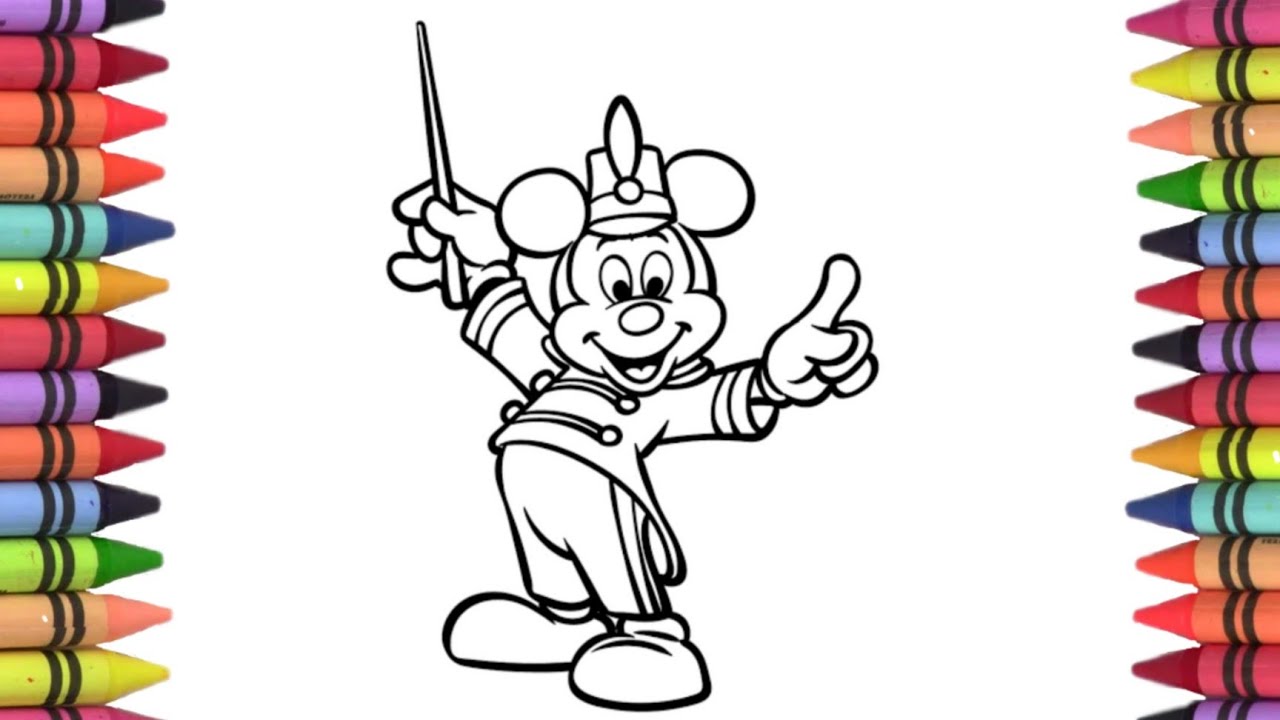 How to draw Mickey mouse, Mickey mouse clubhouse full episode, Disney ...