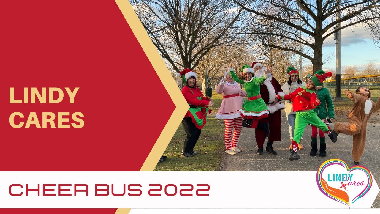 Lindy Cares - Cheer Bus 2022 - YouTube