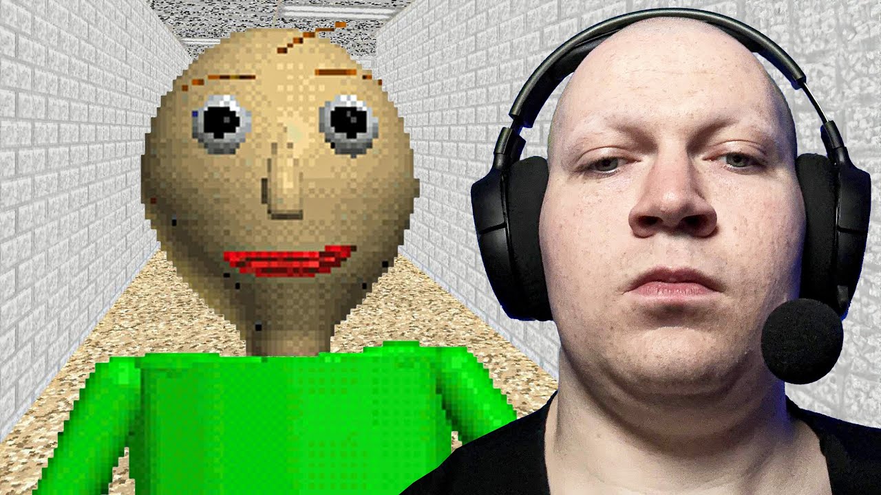 baldi plays baldi's basics - YouTube