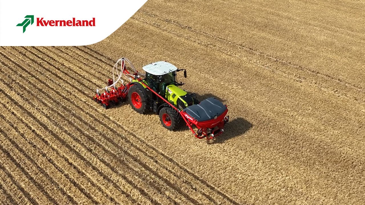 Kverneland f-drill front hopper range - YouTube
