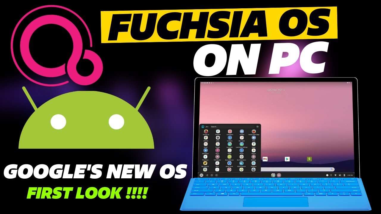 Fuchsia OS on PC - Google's New OS Better Than Android 🔥🔥 | First Look ...