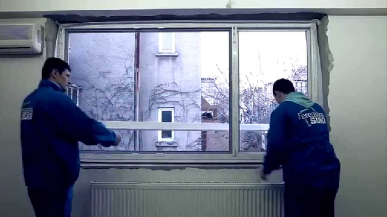 Montaj pentru ferestre termopan - YouTube