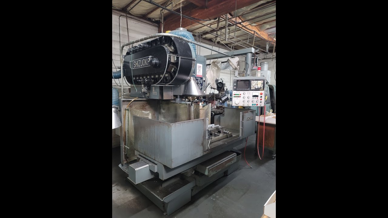 SHIZUOKA MILLMASTER B-10V VERTICAL MACHINING CENTER - YouTube