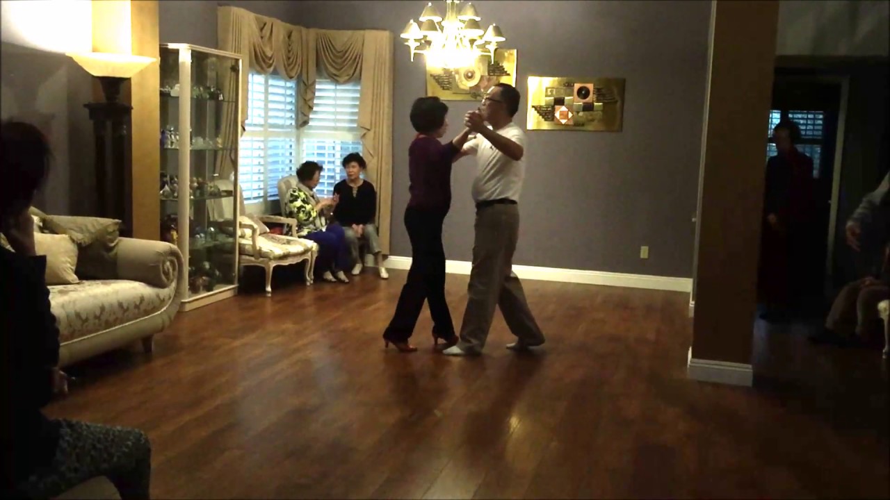 Ballroom dancing Social Foxtrot 2 (teach and demo) - YouTube