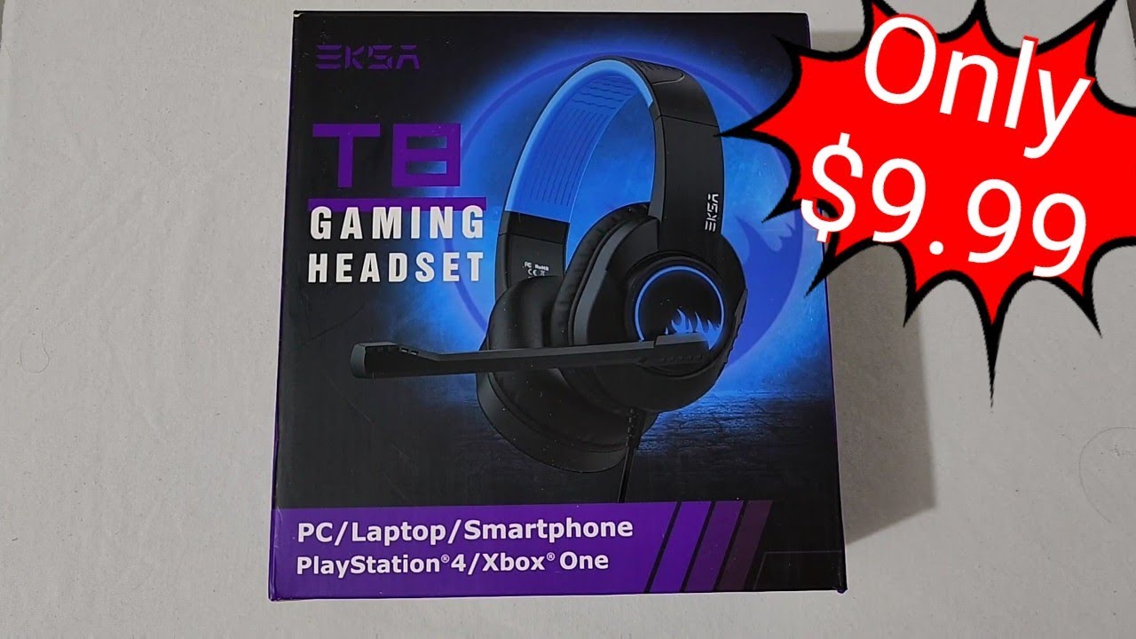 EKSA T8 Headset For Gaming, Smartphone, And PC. - YouTube
