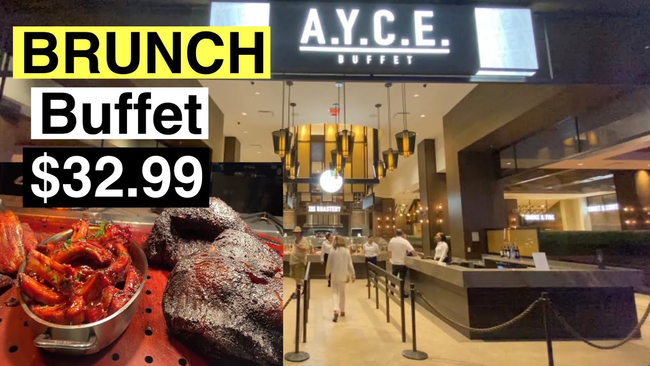 Brunch Buffet At Palms Hotel Las Vegas Youtube