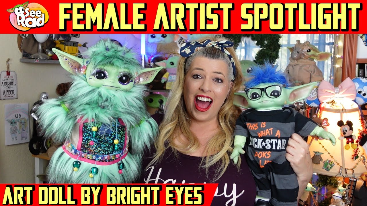 FEMALE GROGU (Baby Yoda) ARTISTS SPOTLIGHT - Art Dolls By BRIGHT EYES ...