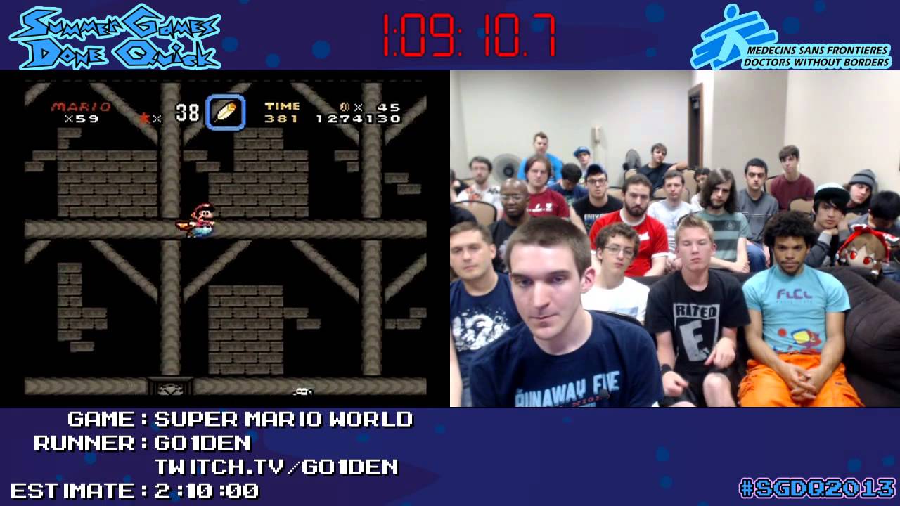 Super Mario World Speed Run (1:45:51) by Go1den #SGDQ 2013 - YouTube