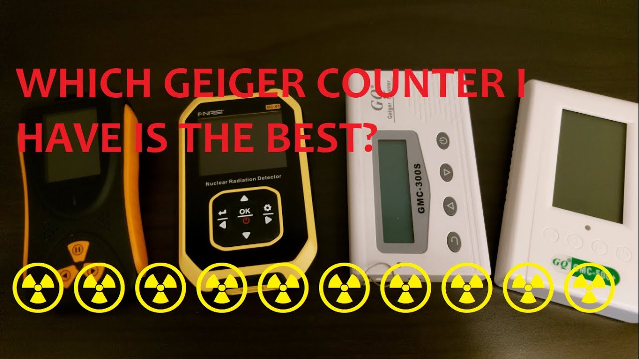 ☢️ Battle of the Geiger Counters! Testing 4 Radiation Detectors Head-to ...