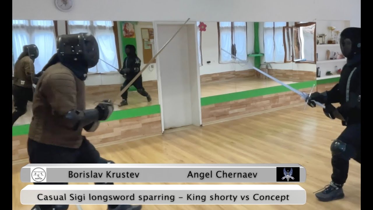Casual Sigi longsword sparring - YouTube