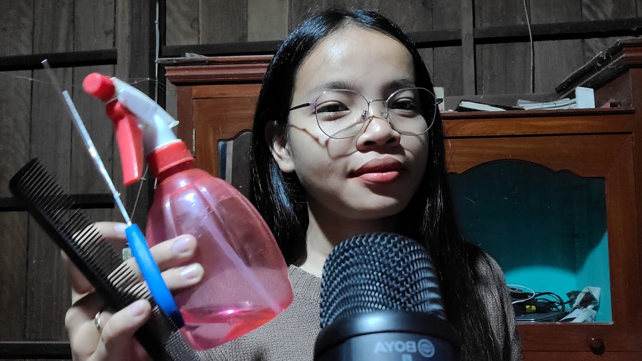 ASMR HAIRCUT ROLE-PLAY - YouTube