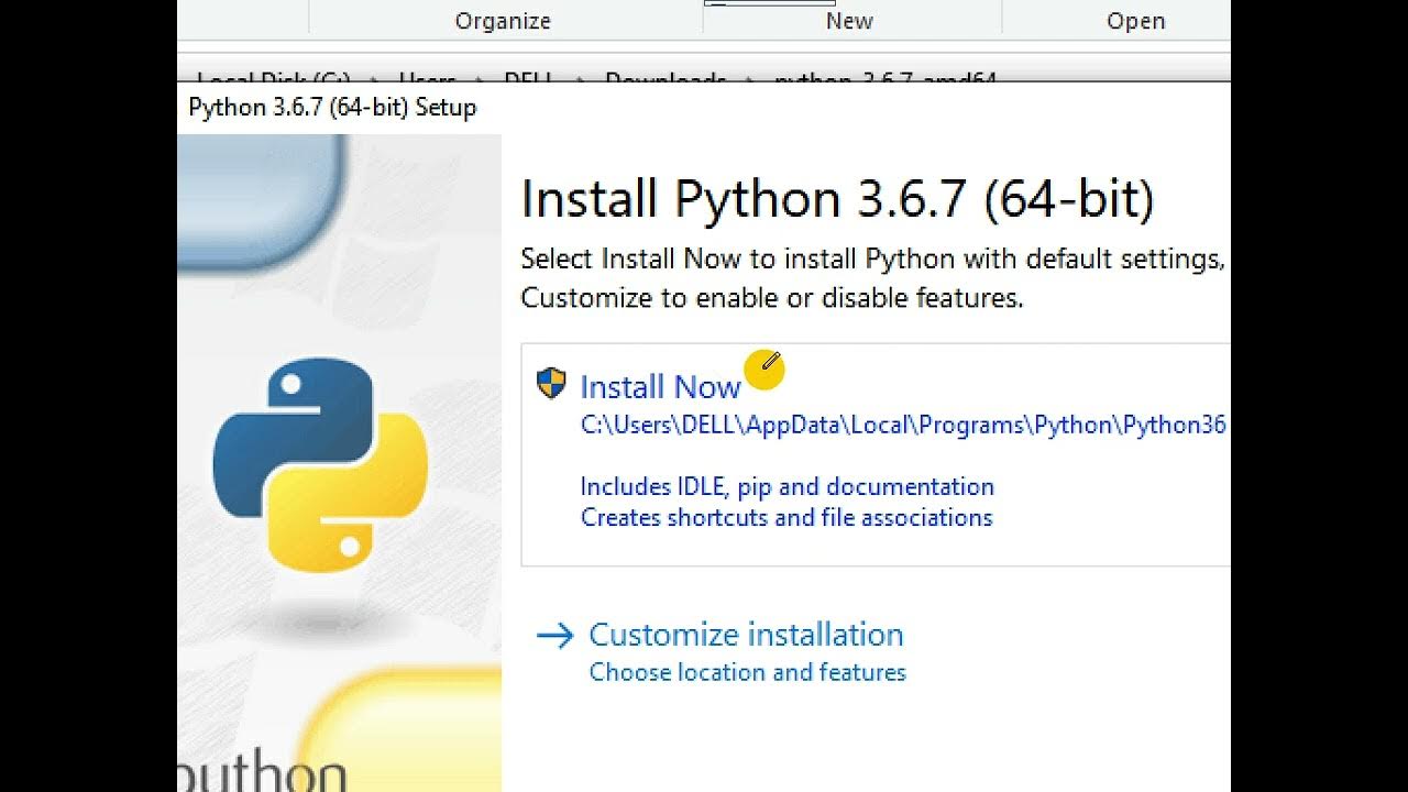 Install Python 3.6.7 - YouTube
