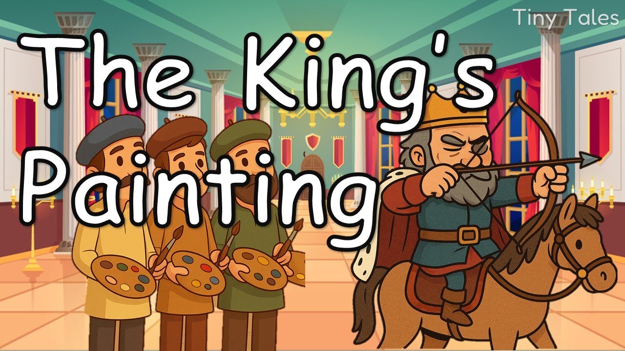 The King's Painting | Moral Story in English | Tiny Tales|1 minute ...