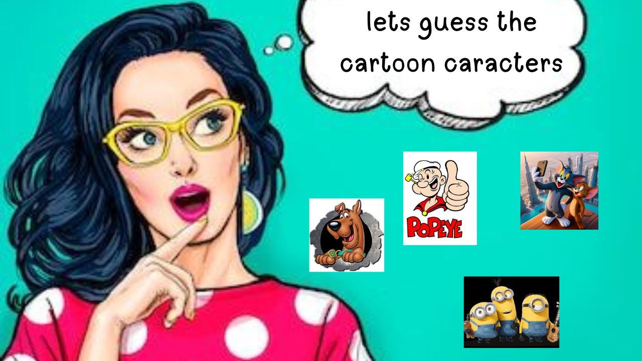 Let's guess the cartoon characters #learning #fun #cute #cartoon# ...