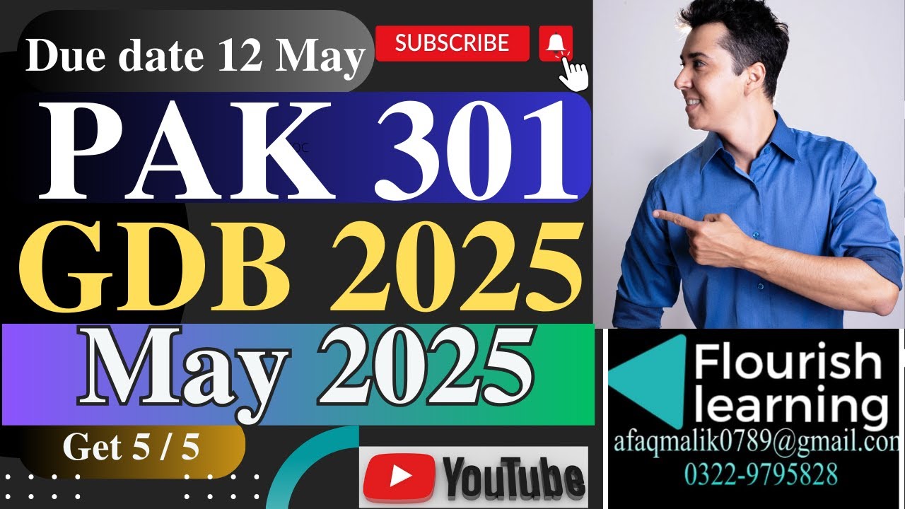PAK301 GDB Solution 2025/ PAK301 GDB 2025 /PAK301 GDB Solution Spring 2025/ PAK301 GDB 2025 ...