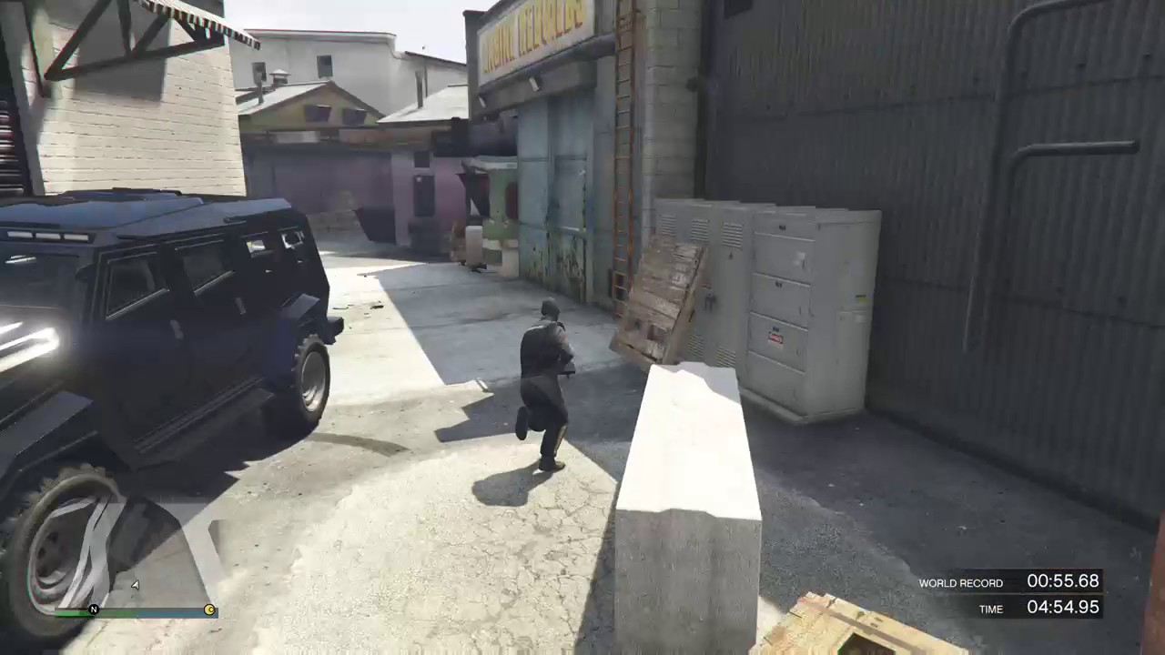 GTA Online - Hayes Autos Wallbreach (Patch 1.38) - YouTube